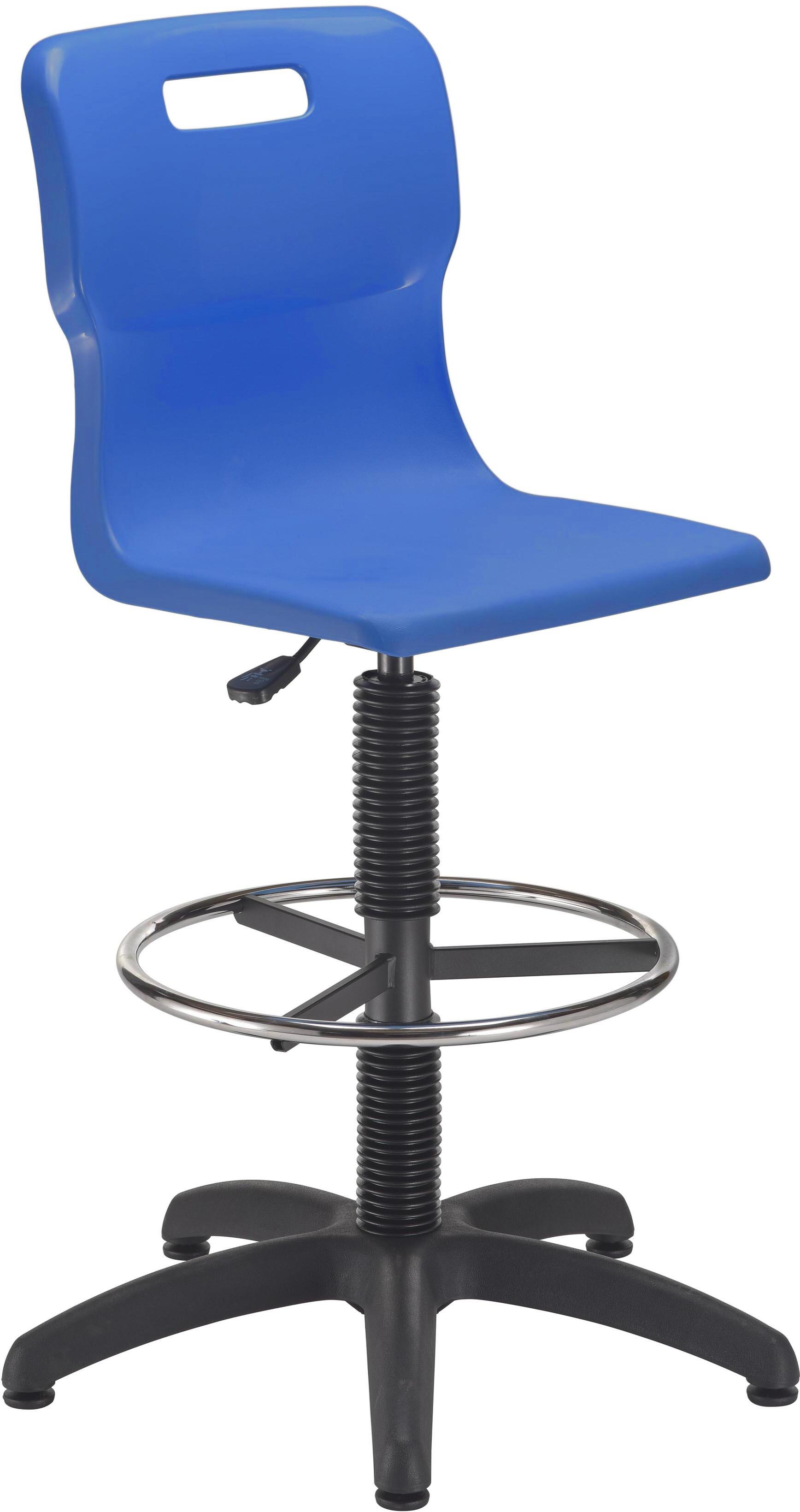 Titan Swivel Chair with Fixed Draughtsman Kit - 420-510mm Seat Height ...