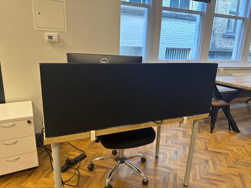TC Fabric Straight Screen 1400x380mm - Fire Retardant with G-Clamp ...